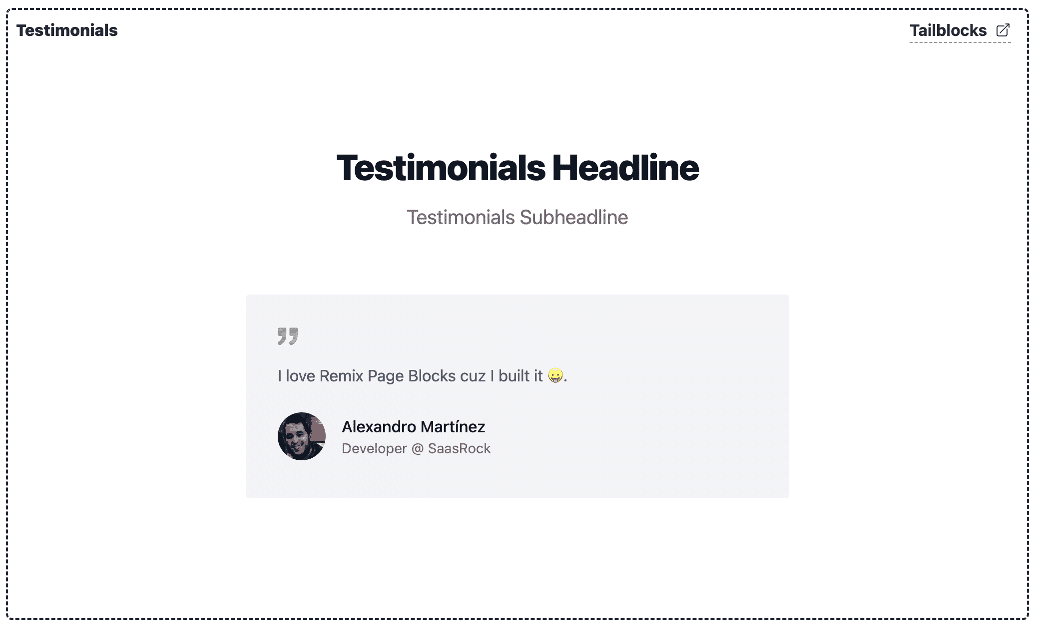 Github Alexandromtzgremix Page Blocks Simple Page Block Editor With Remix And Tailwind Css