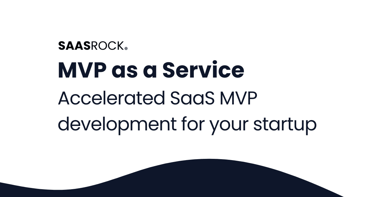 MVP as a Service | SaasRock | The B2B SaaS Boilerplate for Remix (React Router 7)