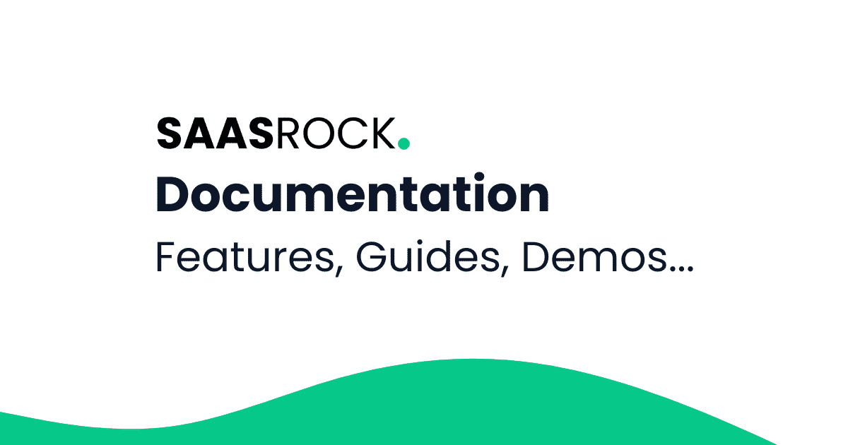 Saasrock Documentation